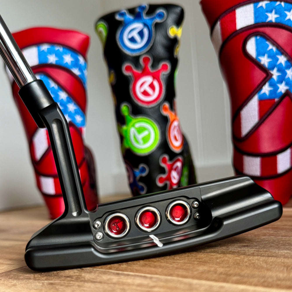 Scotty Cameron Tour Black Super Rat 2 GSS Insert 360G Circle T Putter - TourScottys.com