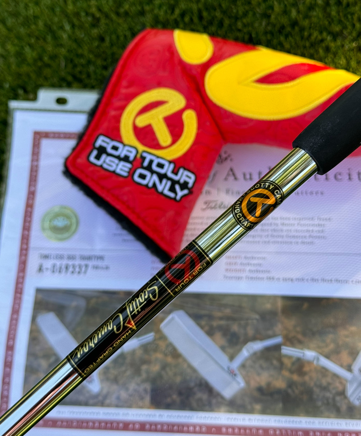 Scotty Cameron Timeless TourType SSS 350G Hot Head Harry, Jester Circl ...