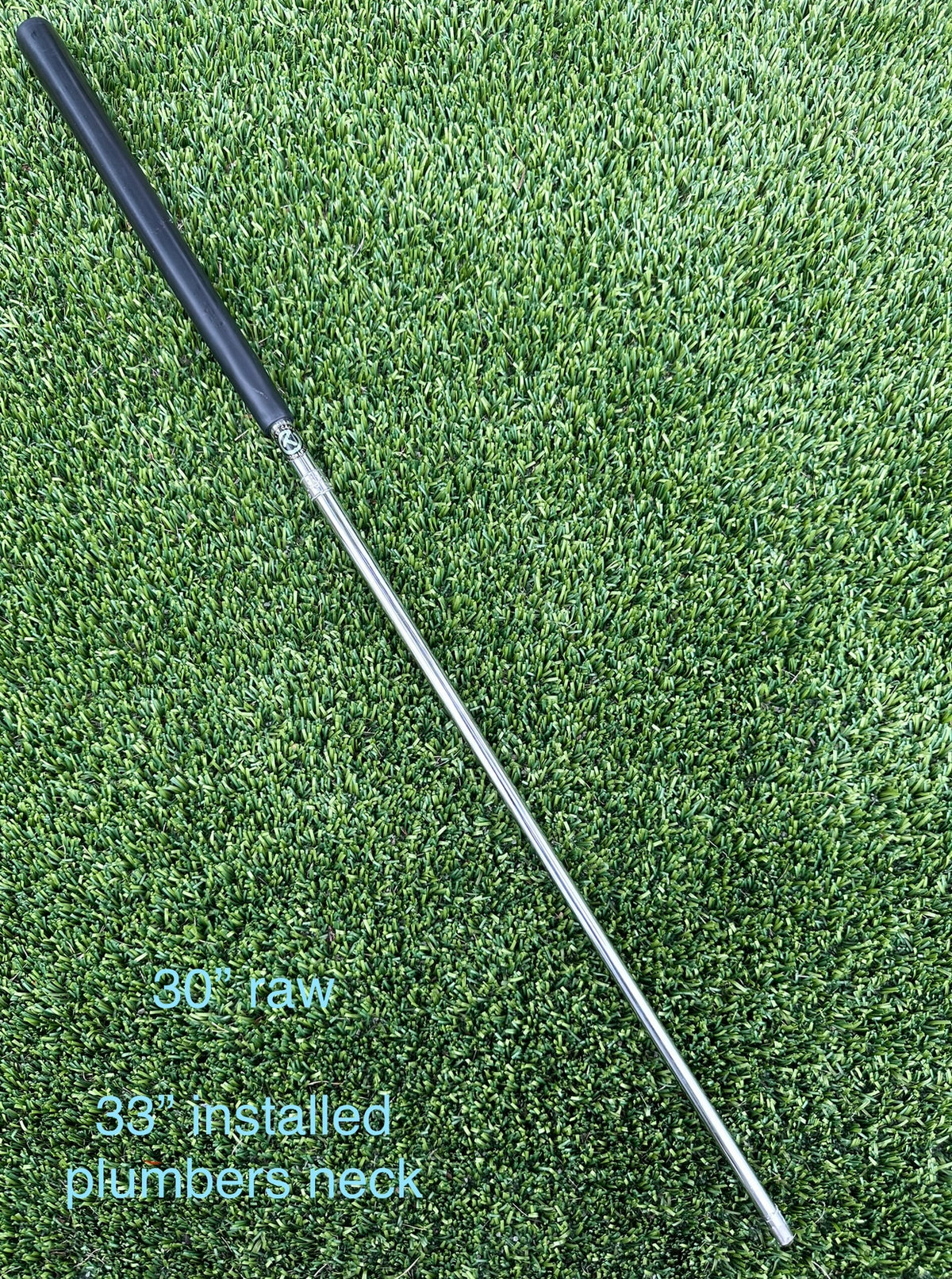 Scotty Cameron 33'' Circle T SS Shaft with Circle T grip plumbers neck ...